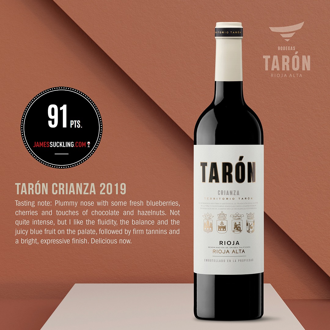 Discover the award-winning Tarón Crianza 2019: a jewel from Rioja Alta ...